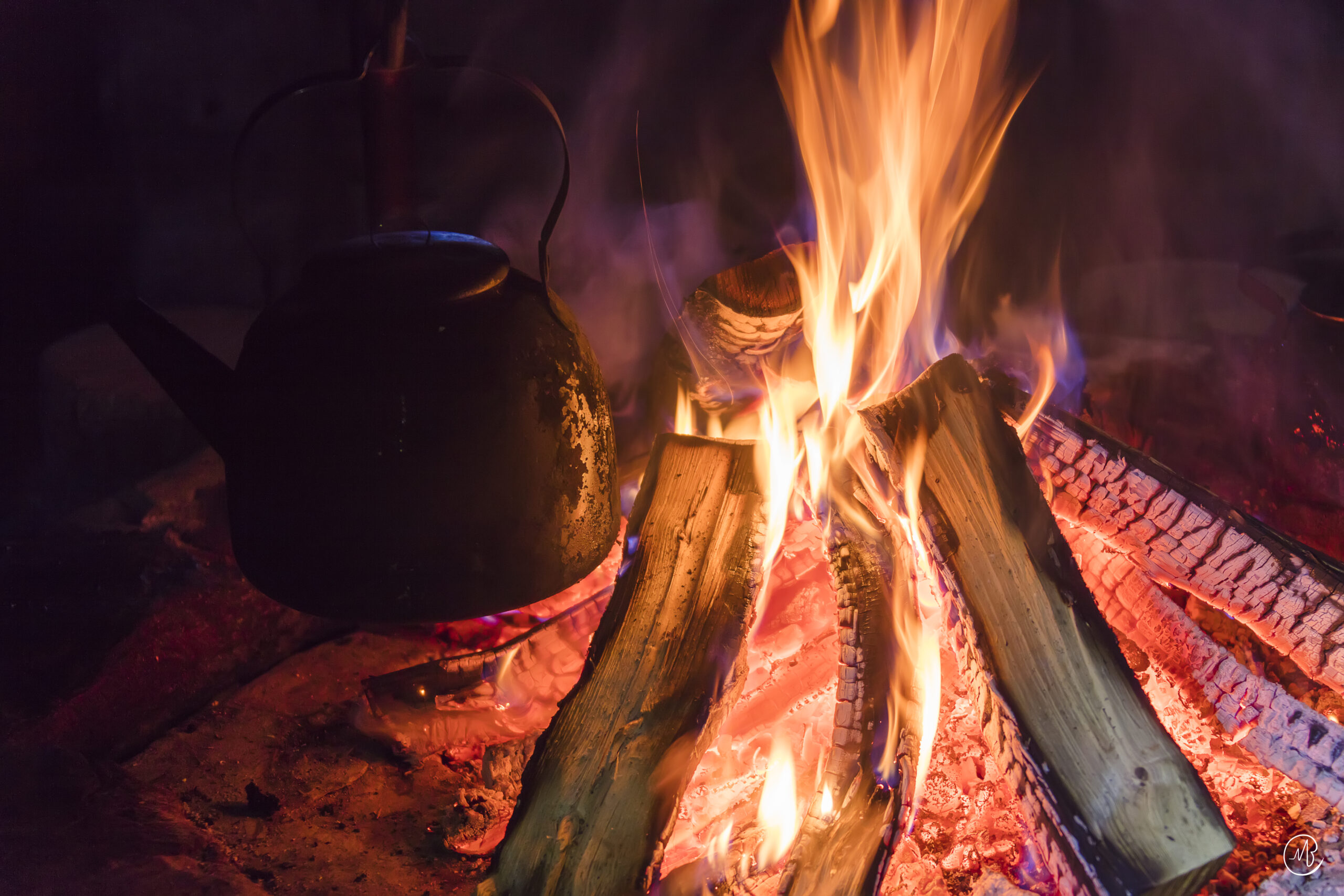 Feu de camp en Laponie - Atelier 1331 Subligraphie